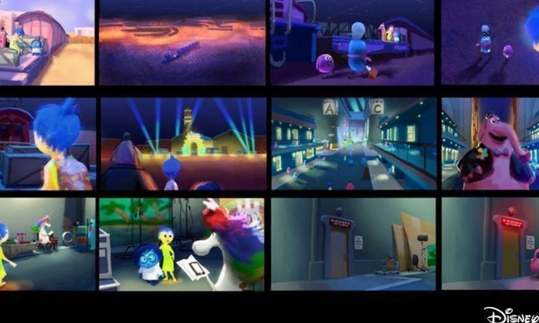 Influencia del color en escenarios animados